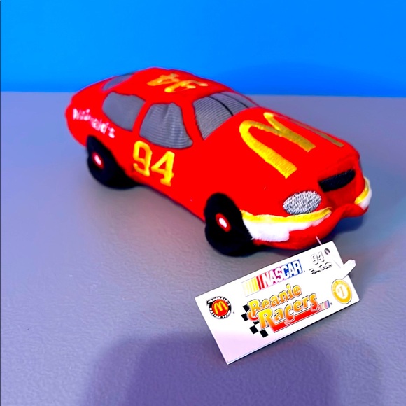 McDonald's | Toys | Vintage Nascar Beanie Racers 94 Bill Elliott Red ...